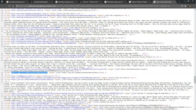 Forum SEO Link SPAM Example View Source