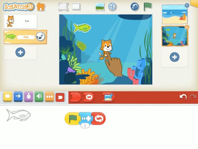 ScratchJr Visual Programming Language App
